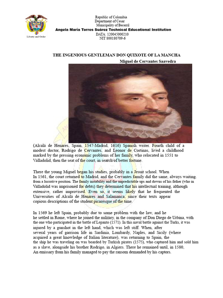 Don Quixote: Summary and Analysis | PDF | Don Quixote | Miguel De Cervantes
