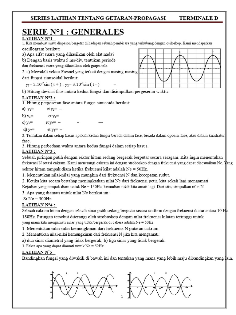 Latihan Getaran dan Propagasi Suara | PDF