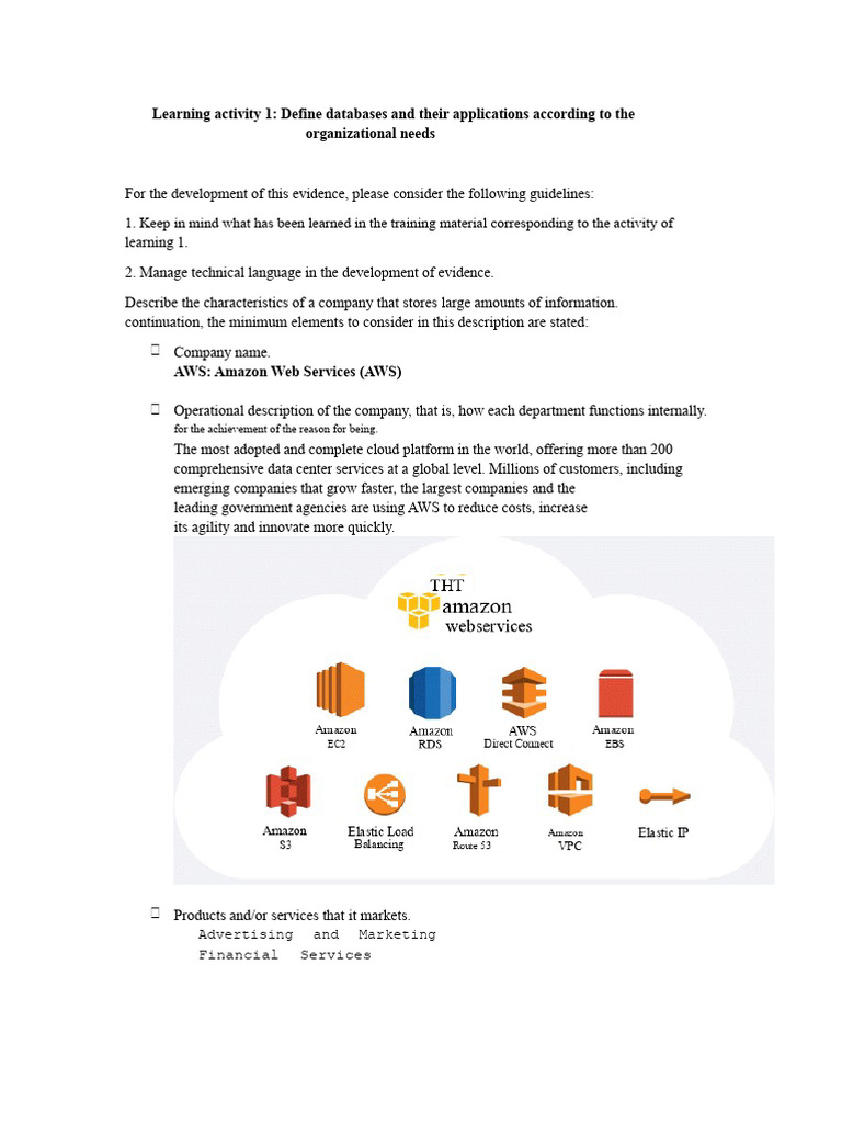 DanielCR - Define Databases and Their Applications According To The Needs of The Organizational ...