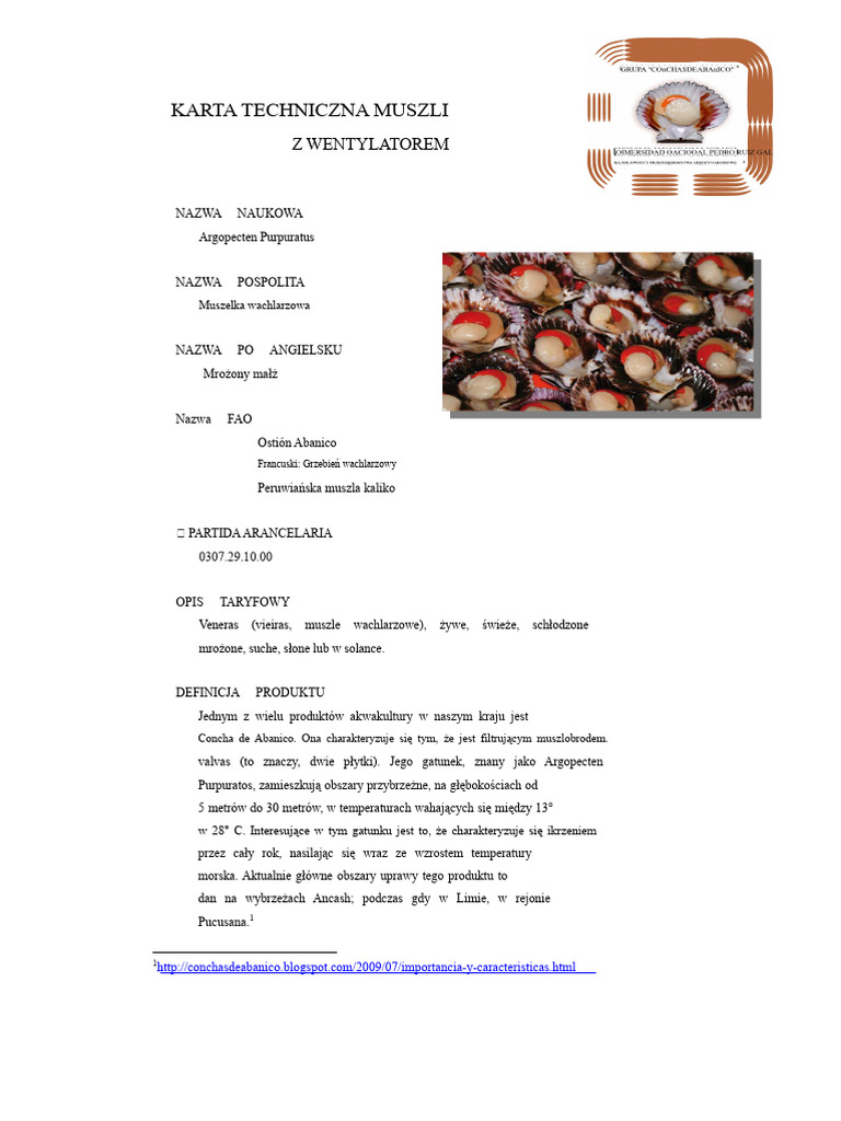 Karta Techniczna | PDF