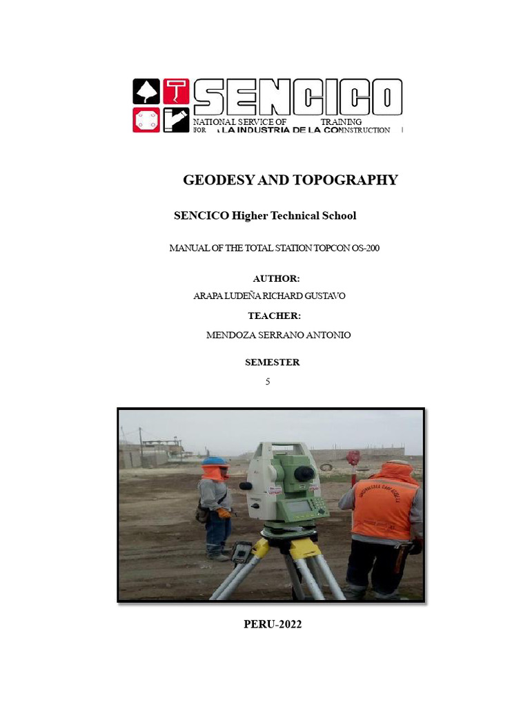 Topcon OS-200 User Manual | PDF | Computing