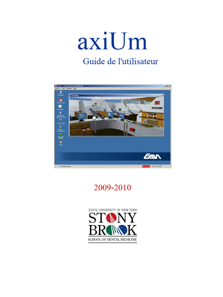 Guide utilisateur axiUm 2009-2010 | PDF | Interface graphique ...