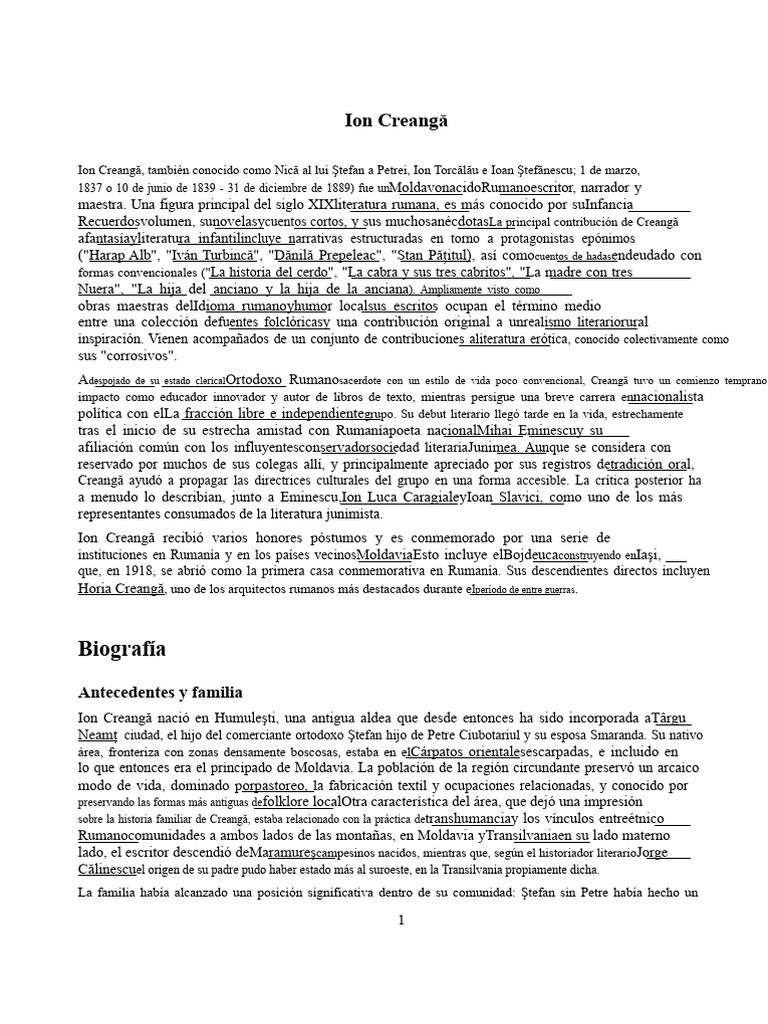 Ion Creanga English | PDF