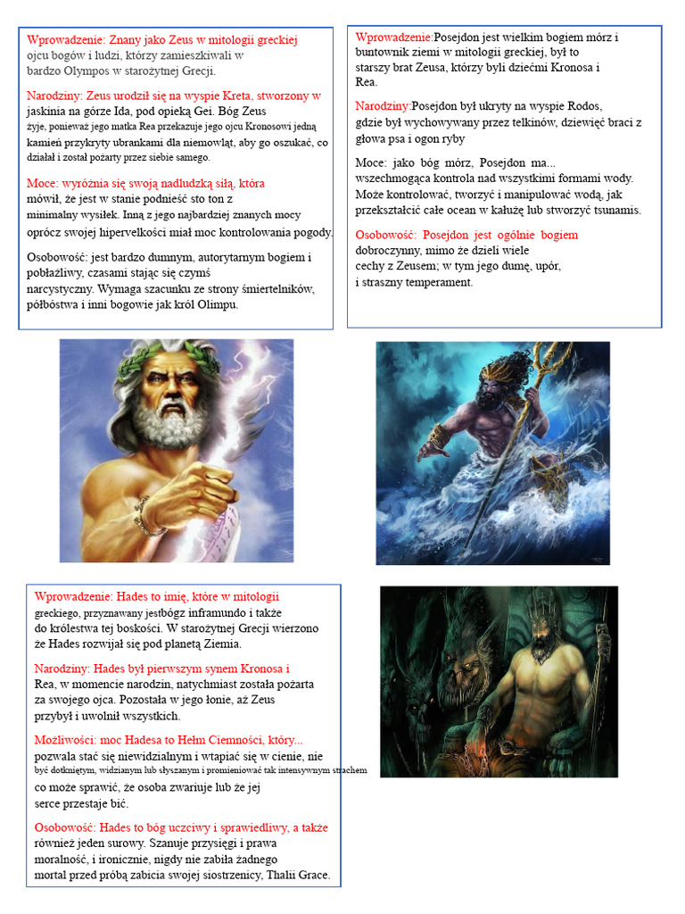 Mitologia Grecka | PDF