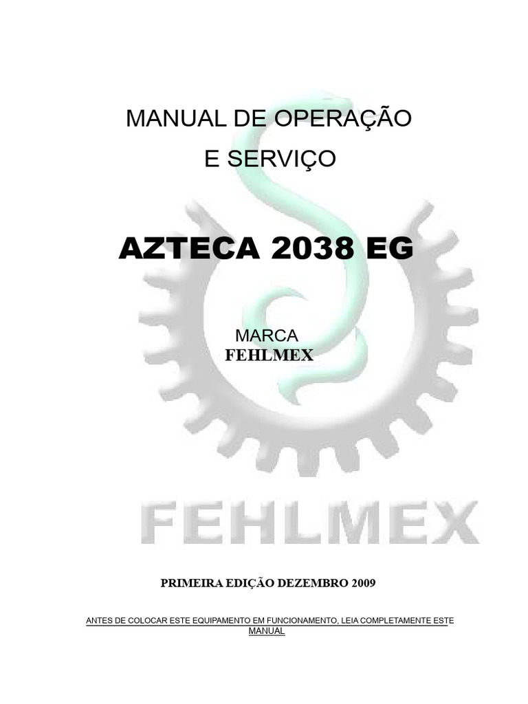 Manual de Operação Autoclave Azteca 2038 | PDF