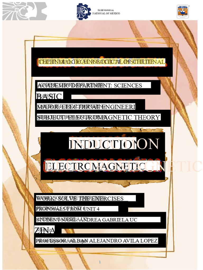 Unit 4 Work | PDF | Electromagnetic Induction | Physical Phenomena