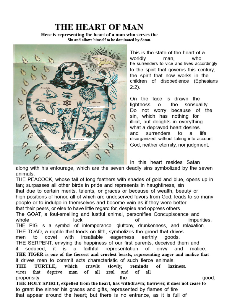 The Heart of Man | PDF | Jesus | Sin