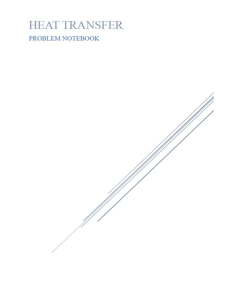 Heat Transfer Concepts and Problems | PDF | Heat Transfer | Thermal ...