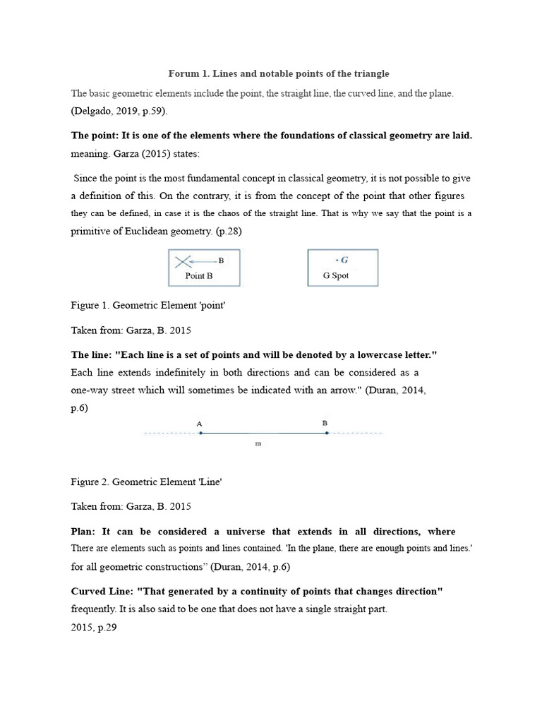 Notable Points in Triangle Geometry | PDF | Triangle | Line (Geometry)