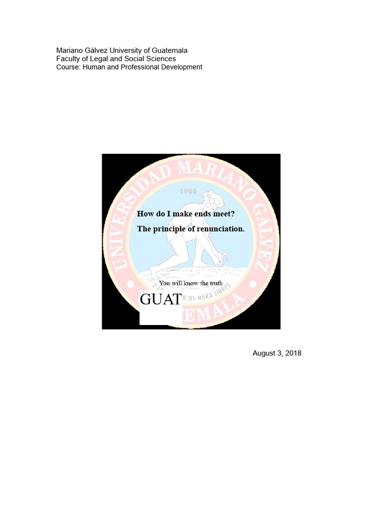 Understanding the Principle of Renunciation | PDF