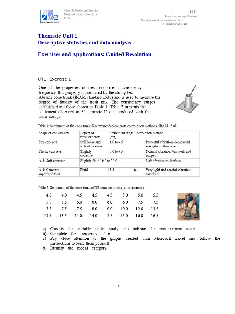 Descriptive Statistics for Concrete Analysis | PDF | Statistics | Quartile