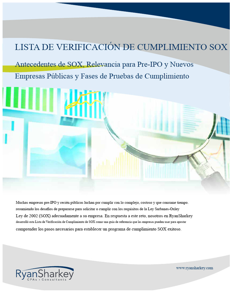 Guía de Cumplimiento SOX para Empresas Públicas | PDF | Auditoría ...