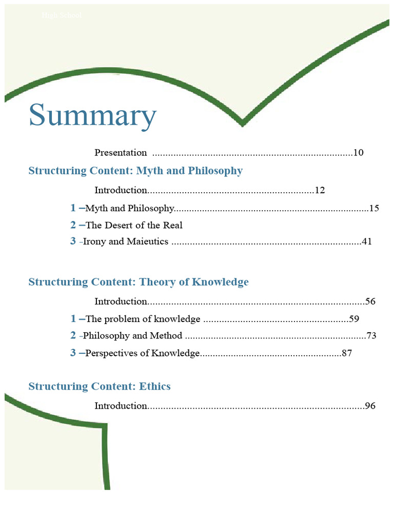 High School Philosophy Curriculum Guide | PDF | Thought | Liberal Arts ...