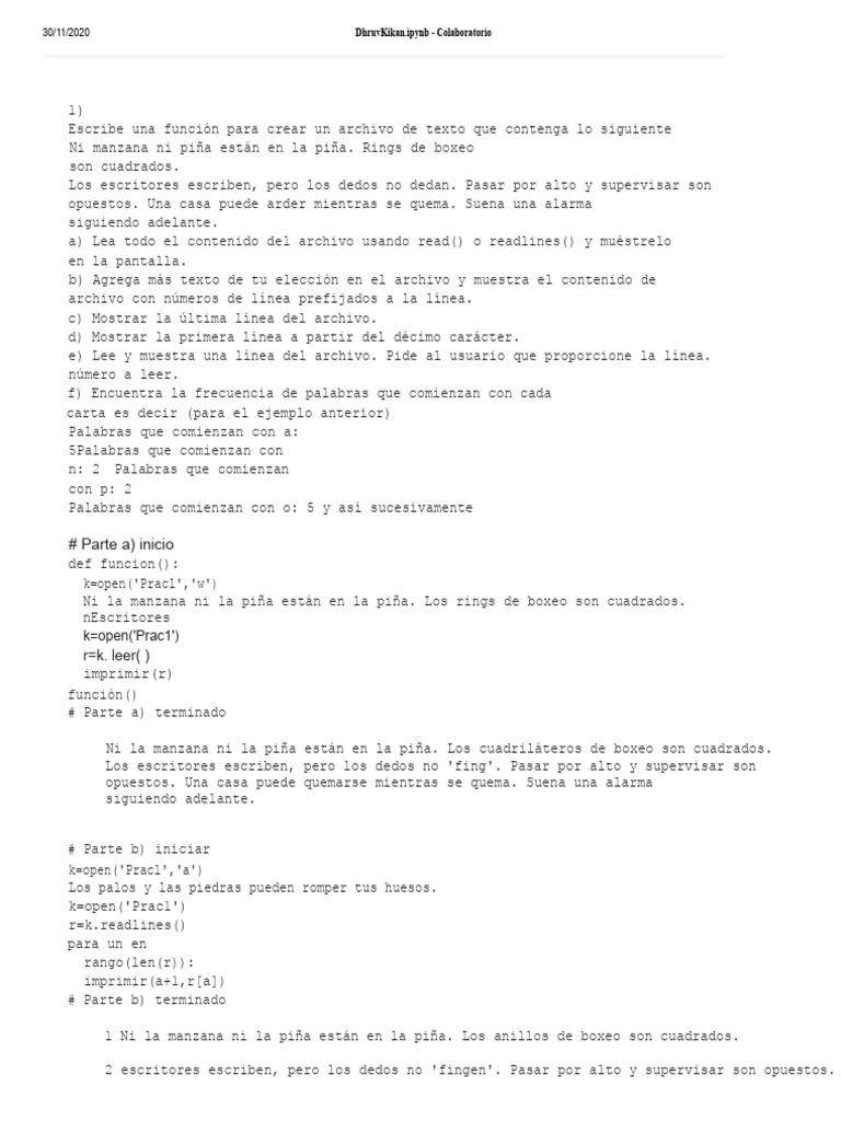 Prácticas Del CBSE | PDF | Python (lenguaje de programación) | Archivo de computadora