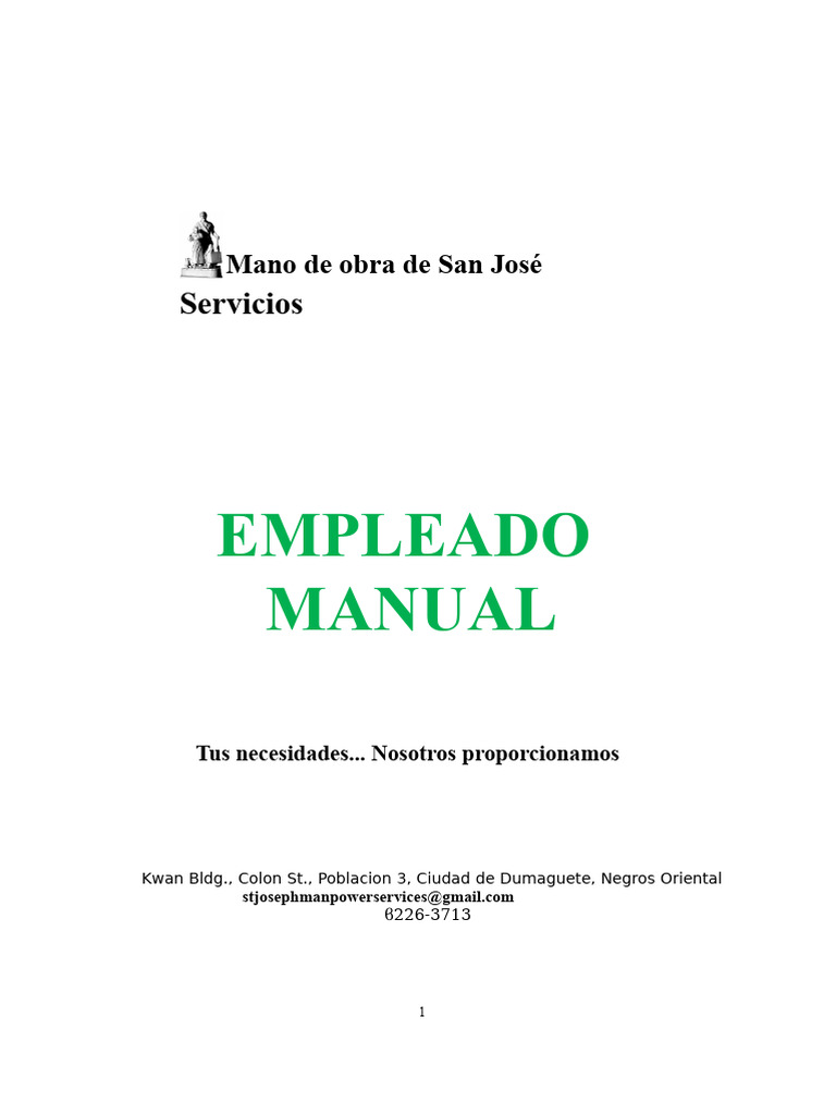Manual Del Empleado | PDF | Empleo | Disciplinas