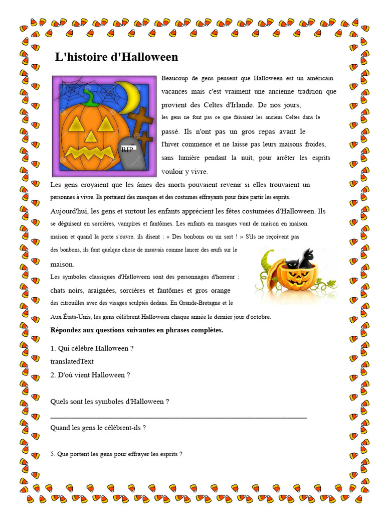 Origines et traditions d'Halloween | PDF