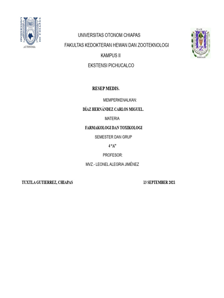 RESEP MEDIS | PDF