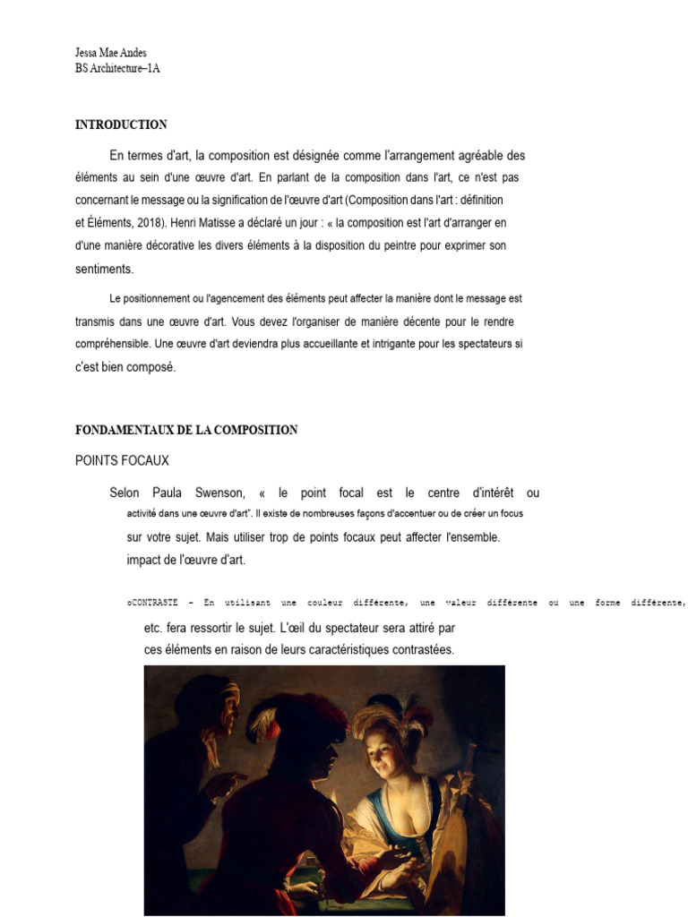 Fondamentaux de la composition artistique | PDF | Arts