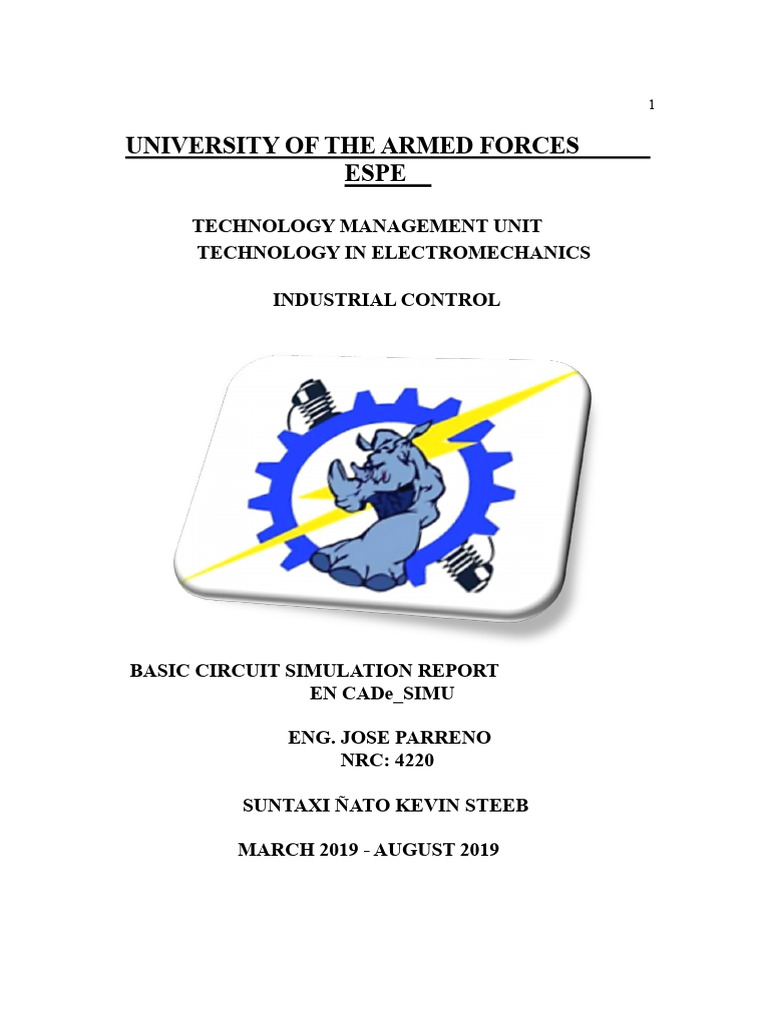Simulation Report in CADe - SIMU | PDF | Simulation | Button (Computing)
