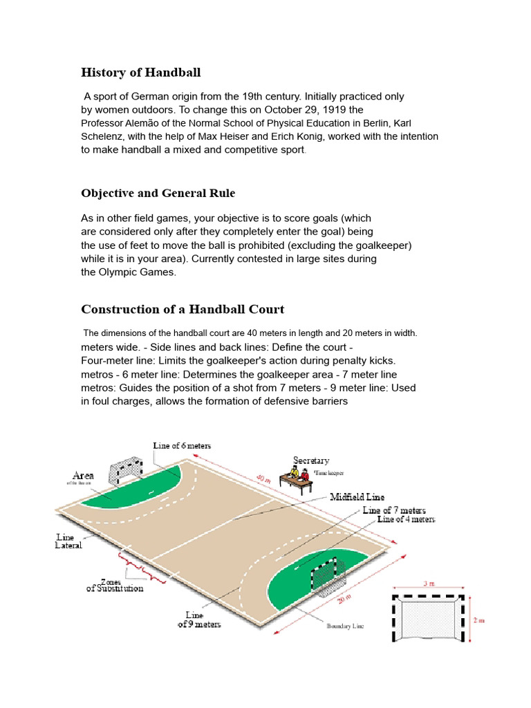 History of Handball | PDF | Games Of Physical Skill | Athletic Sports