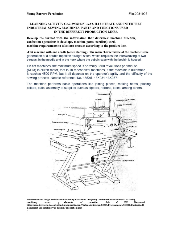 Report Aa2 | PDF | Seam (Sewing) | Sewing