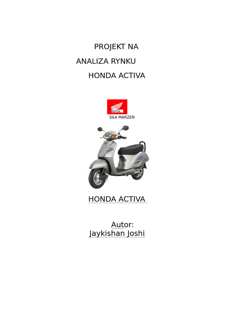 Honda Activa | PDF