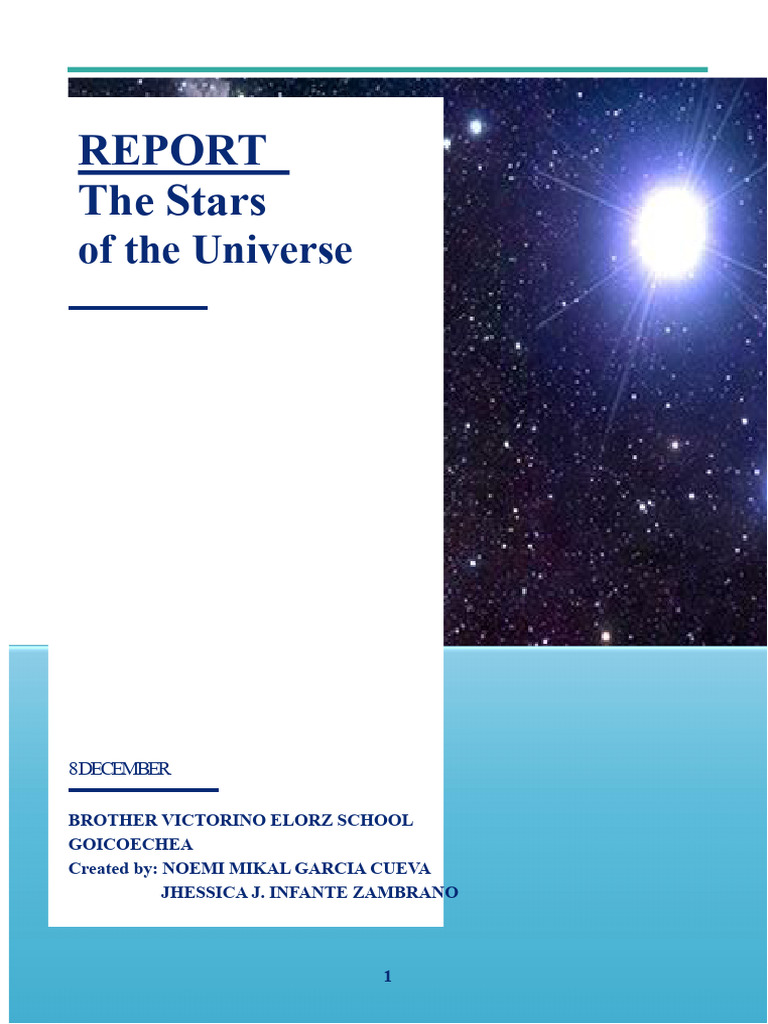 Understanding Stars in the Universe | PDF | Stars | Sun