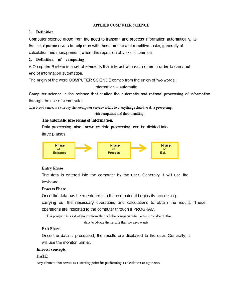 APPLIED INFORMATICS Topic 1 | PDF | Integrated Circuit | Computer Science