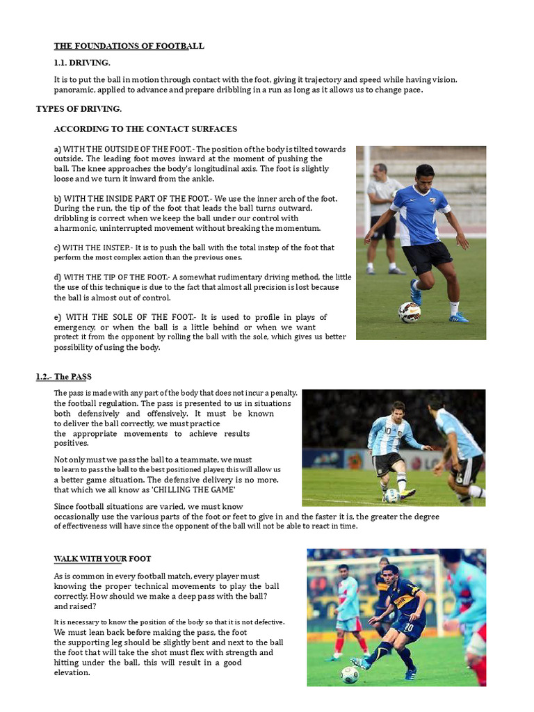 The Fundamentals of Football | PDF | Foot | Sports