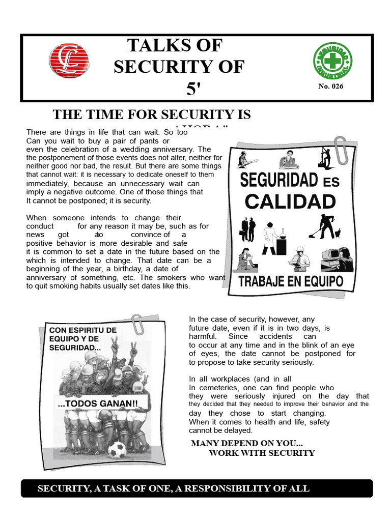026-The Time For Safety Is Now-2 | PDF | Safety | Social Psychology