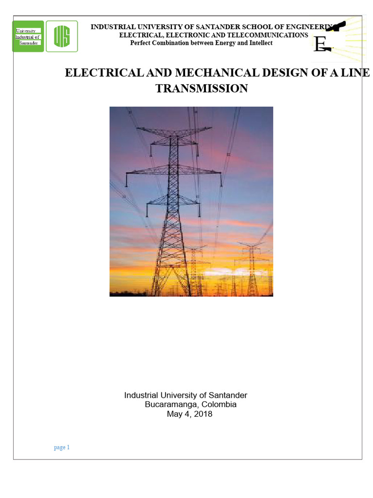High Voltage Transmission Line Design | PDF | Electric Power ...