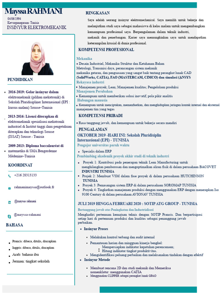 Insinyur Elektromekanik Berpengalaman | PDF