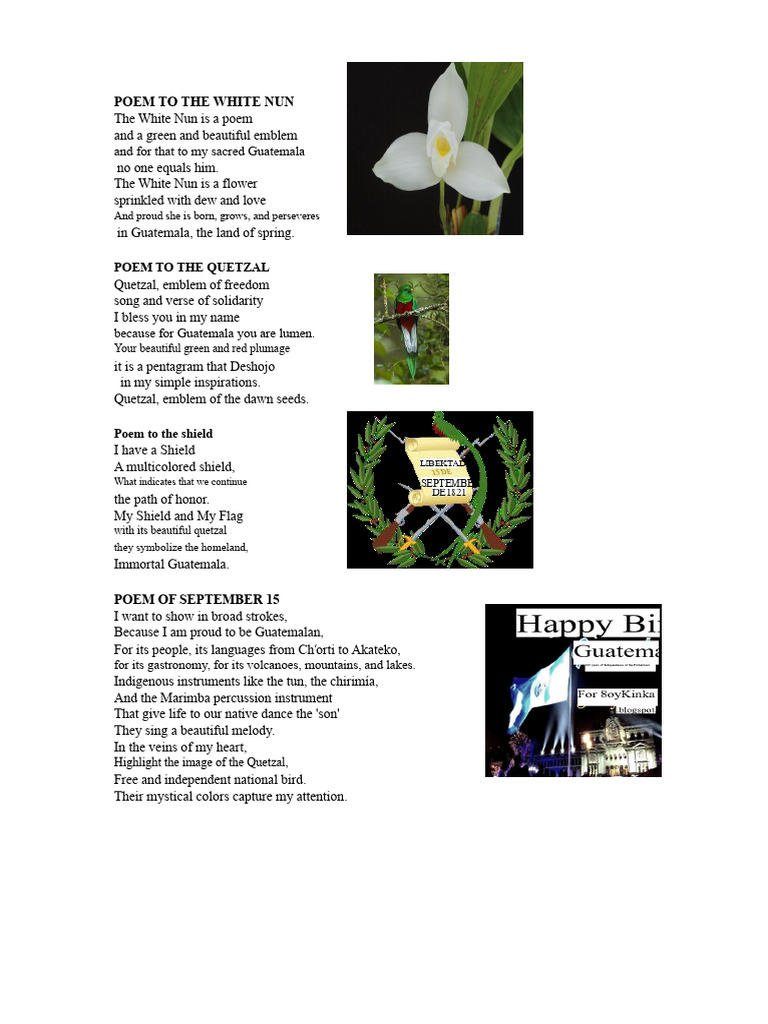 Guatemalan Poems and Humor Collection | PDF