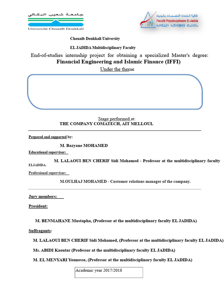 Final Study Project Report | PDF | Business | Economies