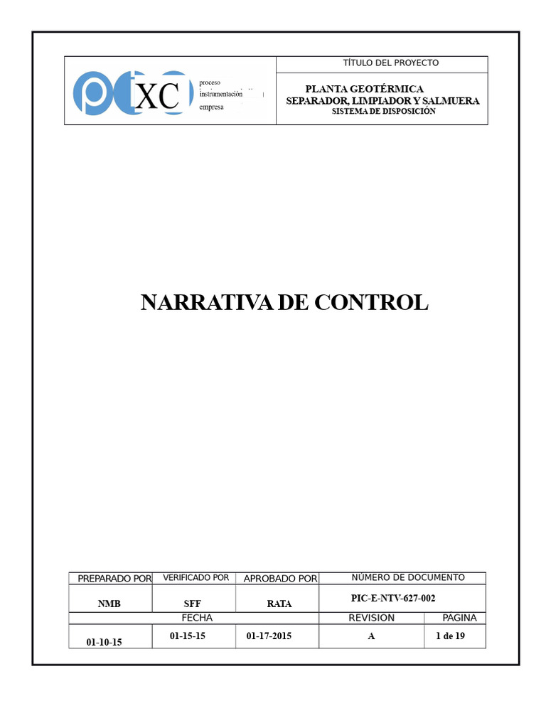 Control de Procesos en Planta Geotérmica | PDF | Bomba | Presión