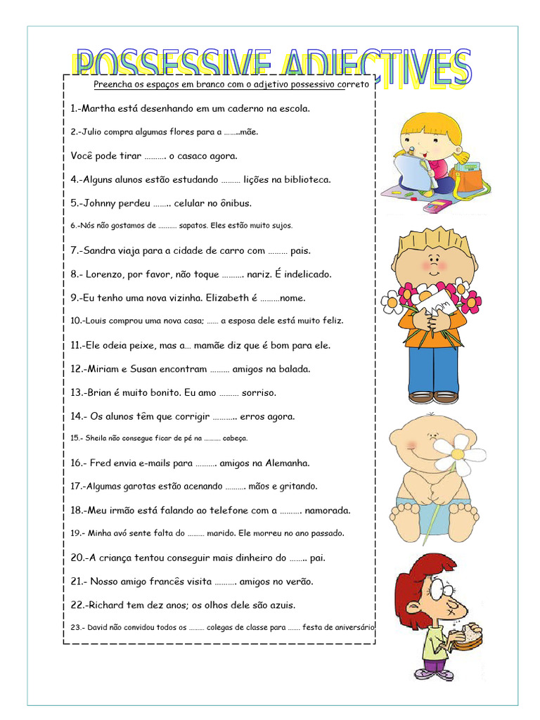 Adjetivos Possessivos | PDF