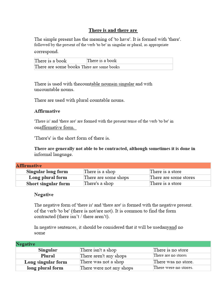 Hay y Hay | PDF | Plural | Verb