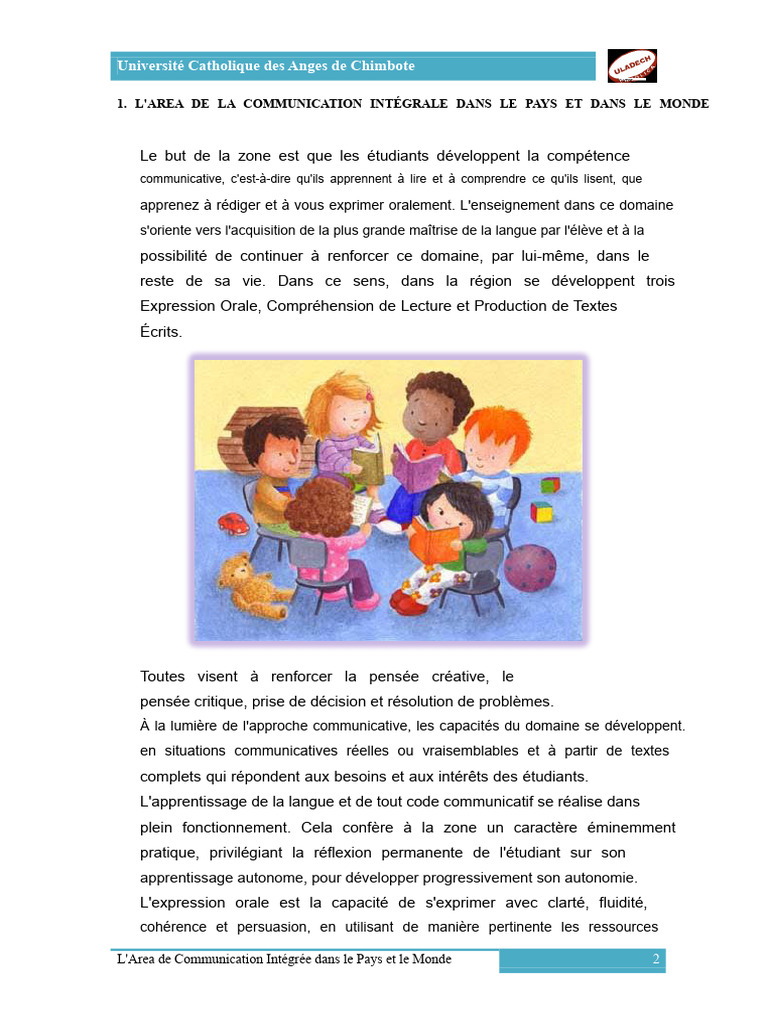 Développement des Compétences Communicatives | PDF | Apprentissage | Dessin
