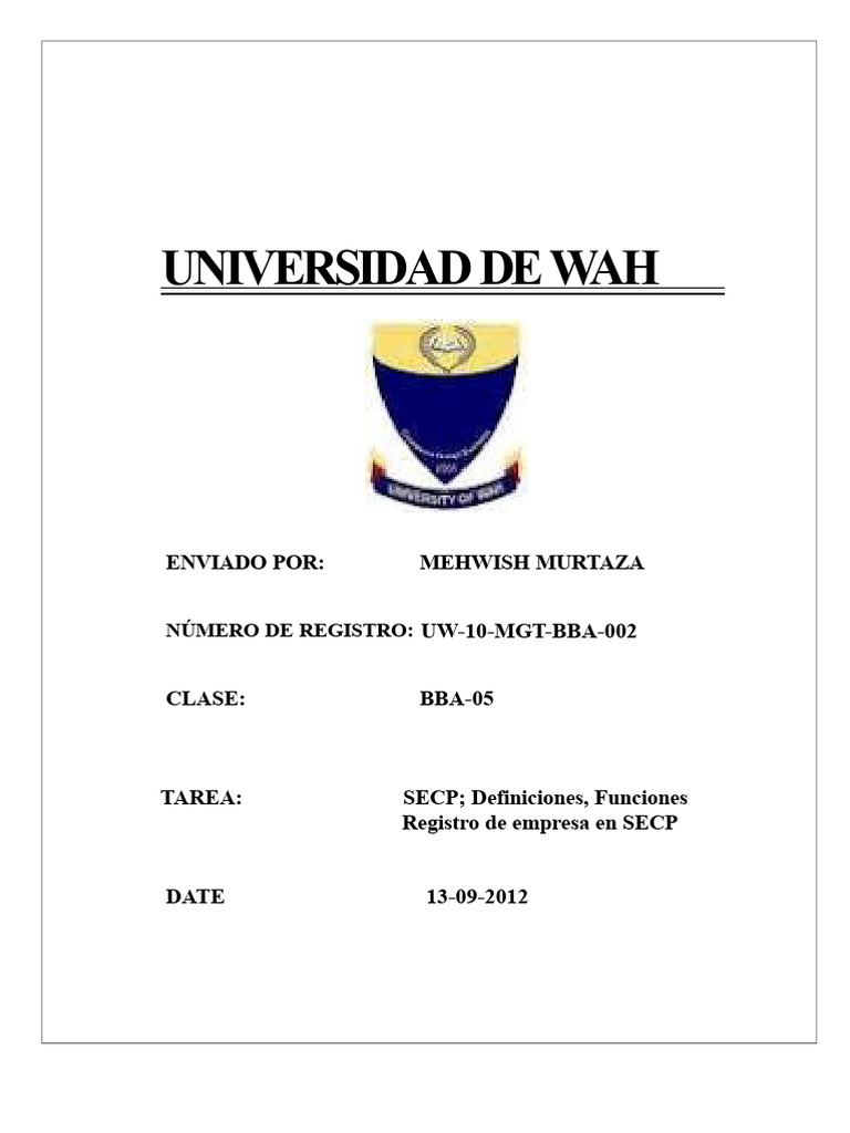 Funciones y Registro en SECP Pakistán | PDF | Bolsa | Bolsa de Valores