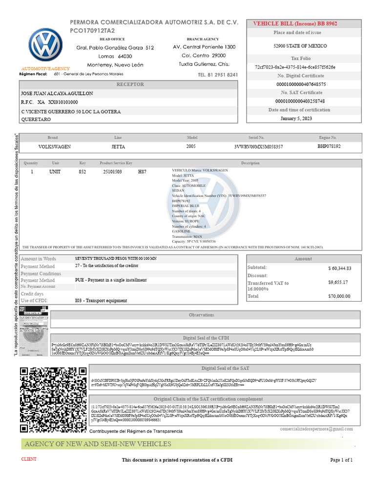 BB 8962 | PDF | Invoice | Motor Vehicle