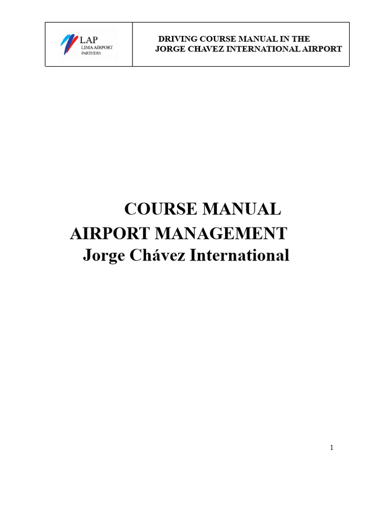 Driving Course Manual | PDF | Traffic | Aerodrome