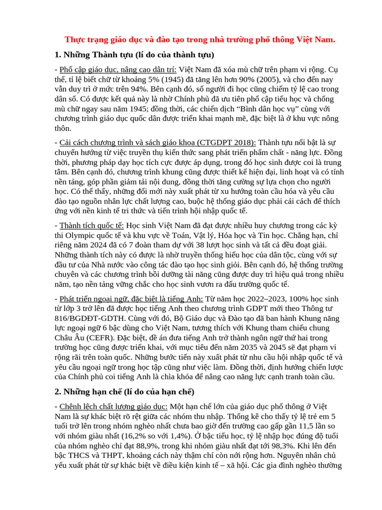 Chương 1 Giáo D C | PDF