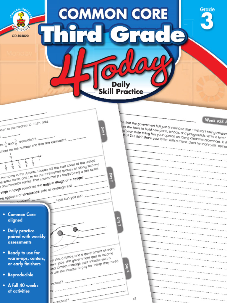 Third Grade Third Grade Third Grade Third Grade: Carson - D Ellosa ...
