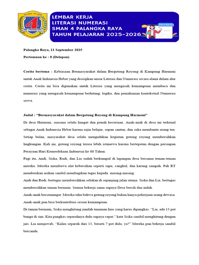 LitNum Kamis, 11 September 2025 | PDF