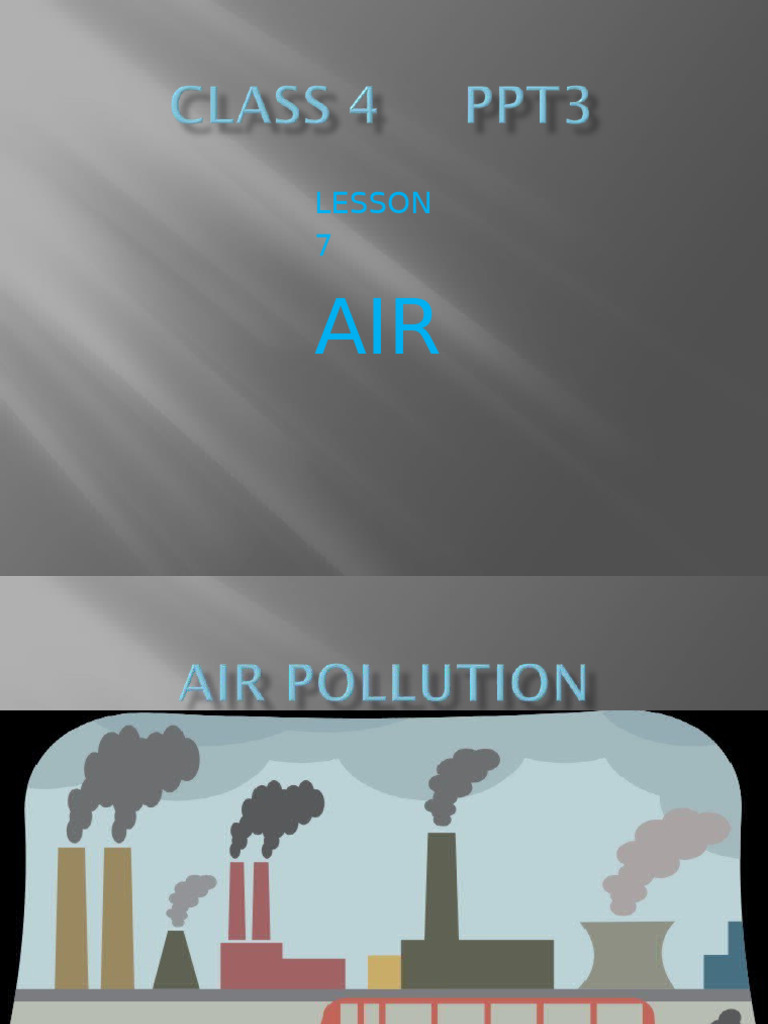 Understanding Air Pollution Causes and Solutions | PDF