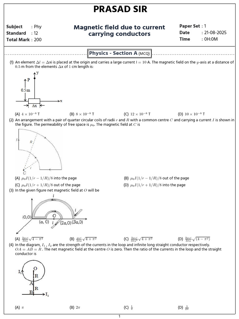 Magnetic Field Due To Current Carrying Conductors 902610 1 1755792209 ...