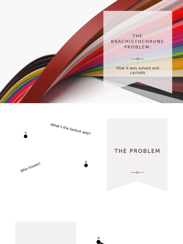 Brachistochrone Problem Explained | PDF | Mechanical Engineering ...