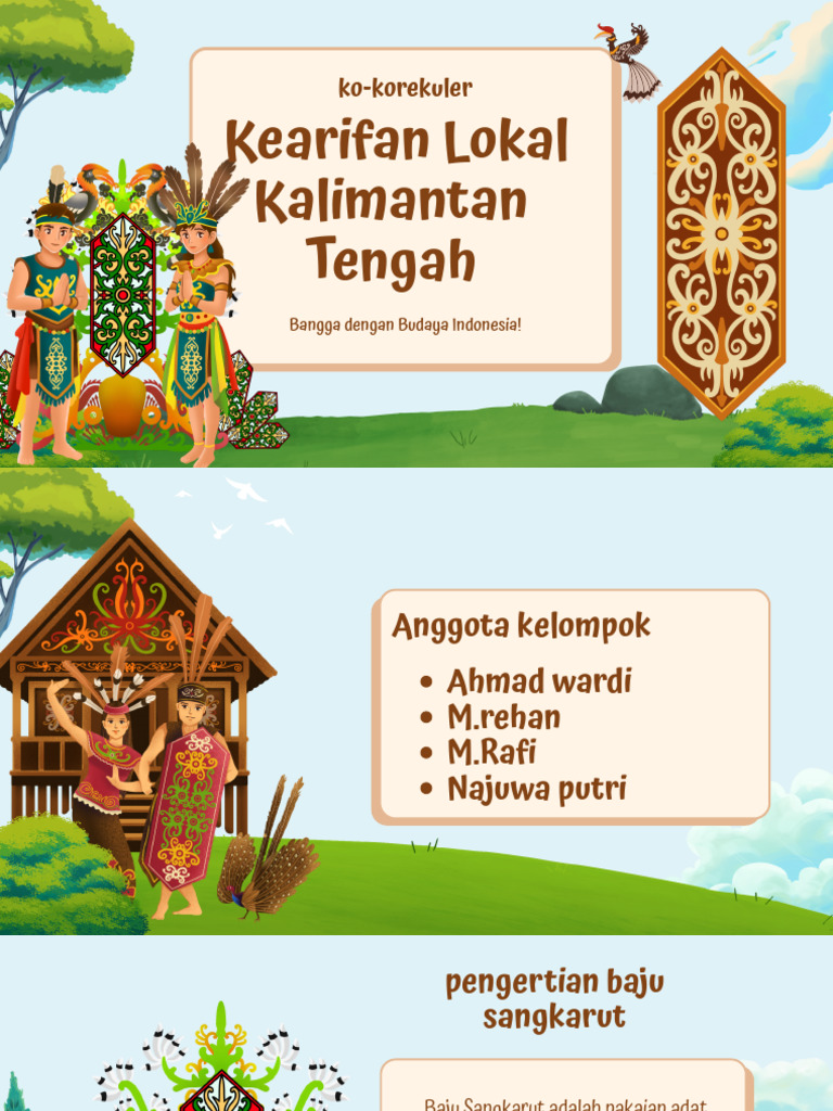 Kearifan Lokal Kalimantan Tengah (Baju Sangkarut) - 20250923 - 072810 ...