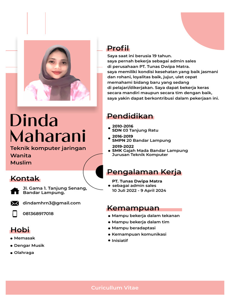 Cv Dinda - Top Shop | PDF