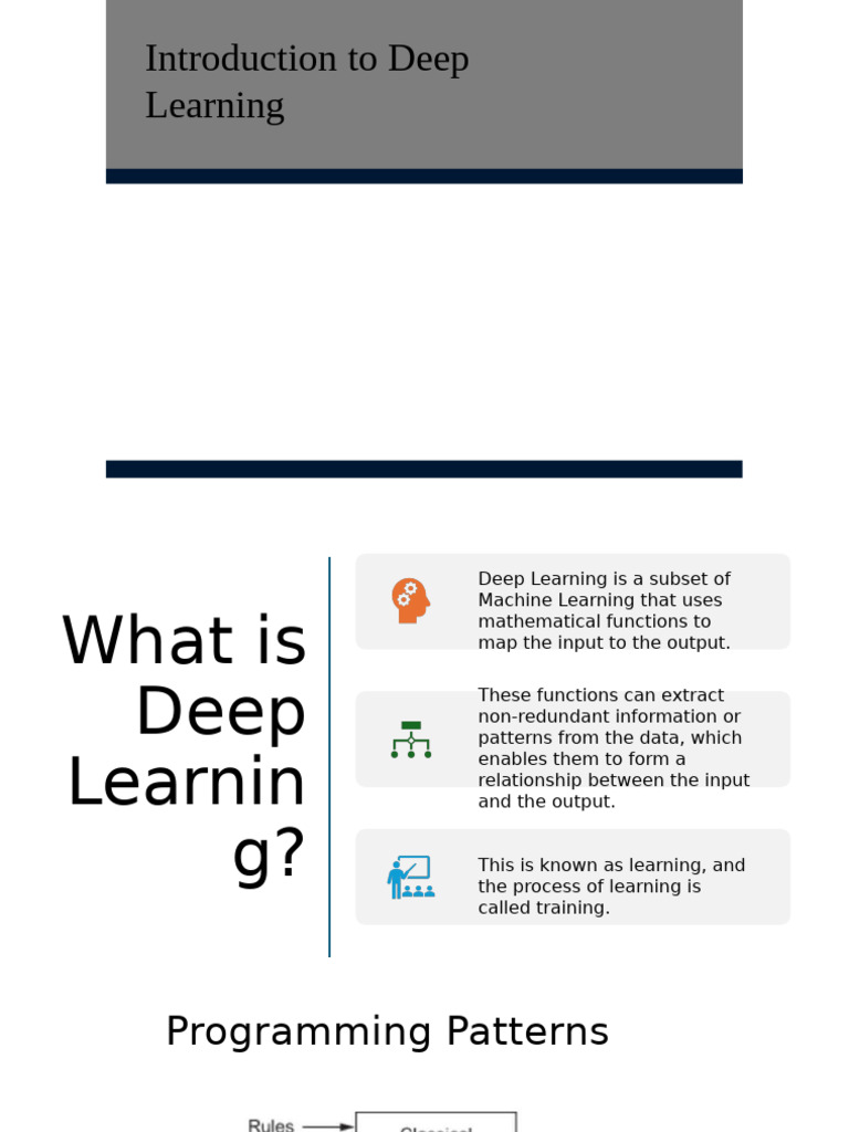 Understanding Deep Learning Basics | PDF | Deep Learning | Machine Learning